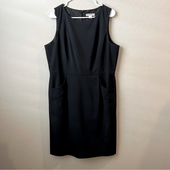 Pendleton | Dresses | Vintage 9s Little Black Pencil Fitted Dress ...